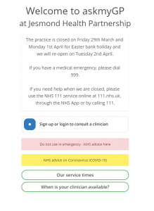 askmyGP: How to register and choose your preferred site – Jesmond ...