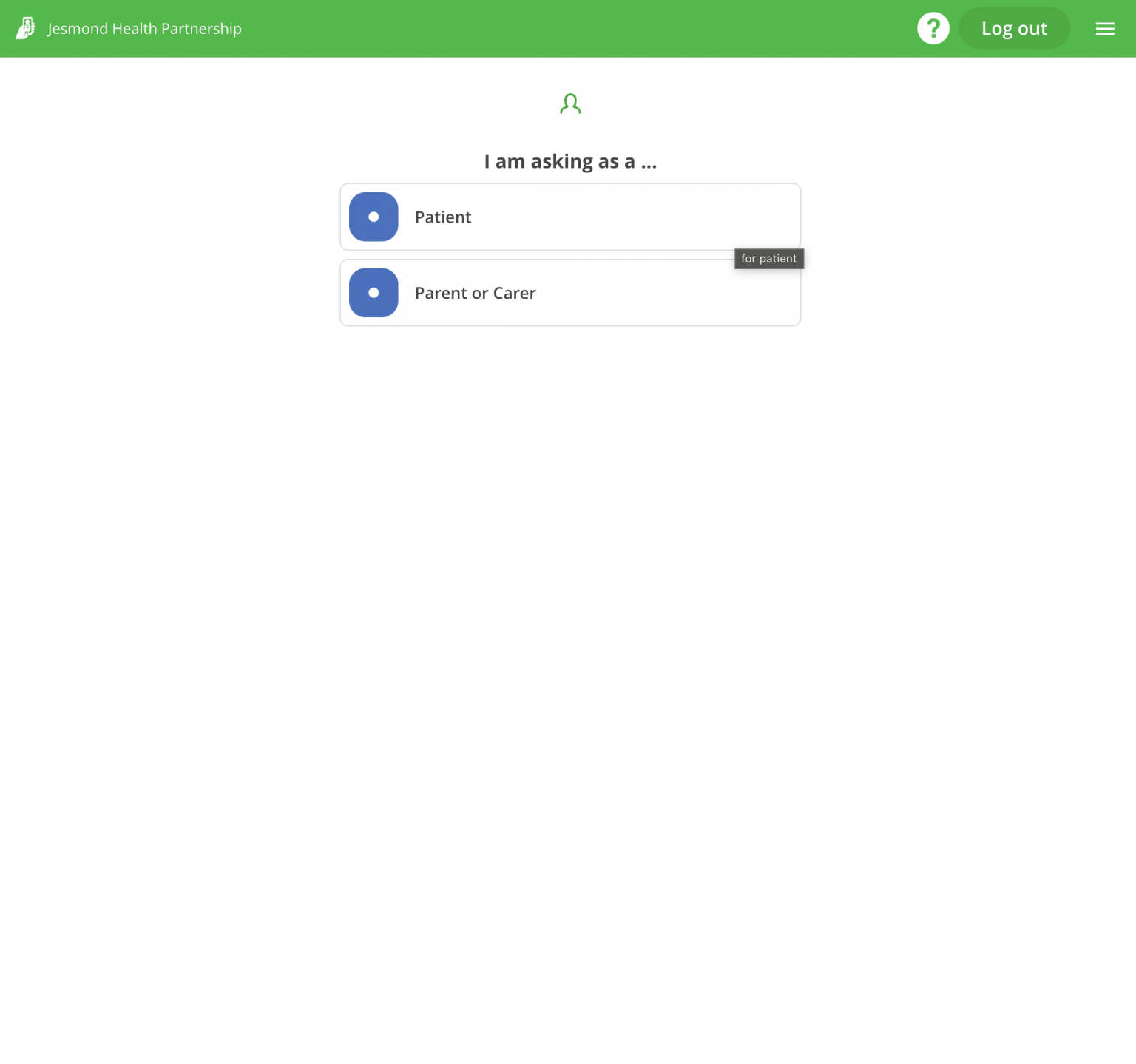 askmyGP: Sending a request on a computer – Jesmond Health Partnership